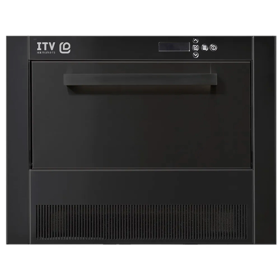 R290 ICE MAKER - PRODUTTORE DI GHIACCIO - 60cm NERO Produttori di ghiaccio
