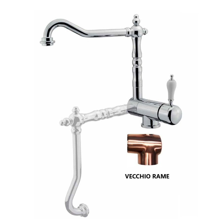 MISCELATORE SOTTOFINESTRA GEORGE VECCHIO RAME Miscelatori